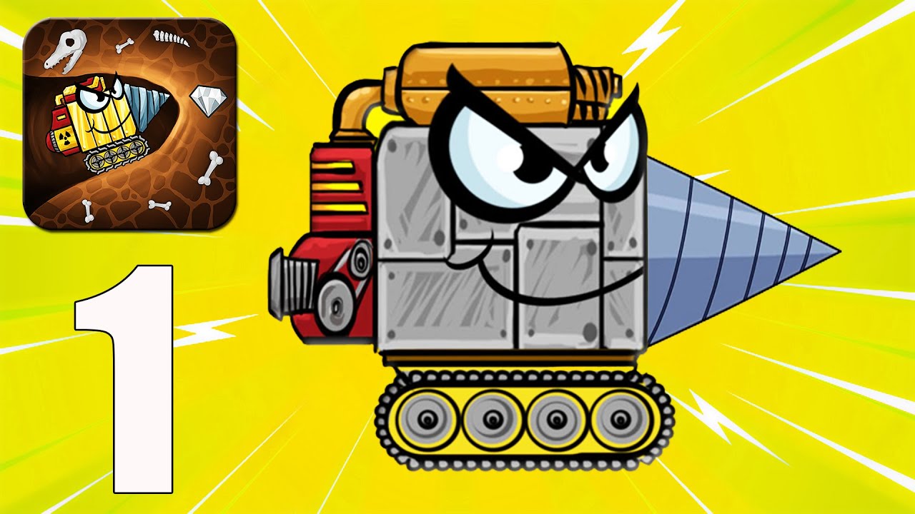 Digger Machine - Gameplay Walkthrough Part 1 Tutorial Resource mining (Android, iOS) - YouTube