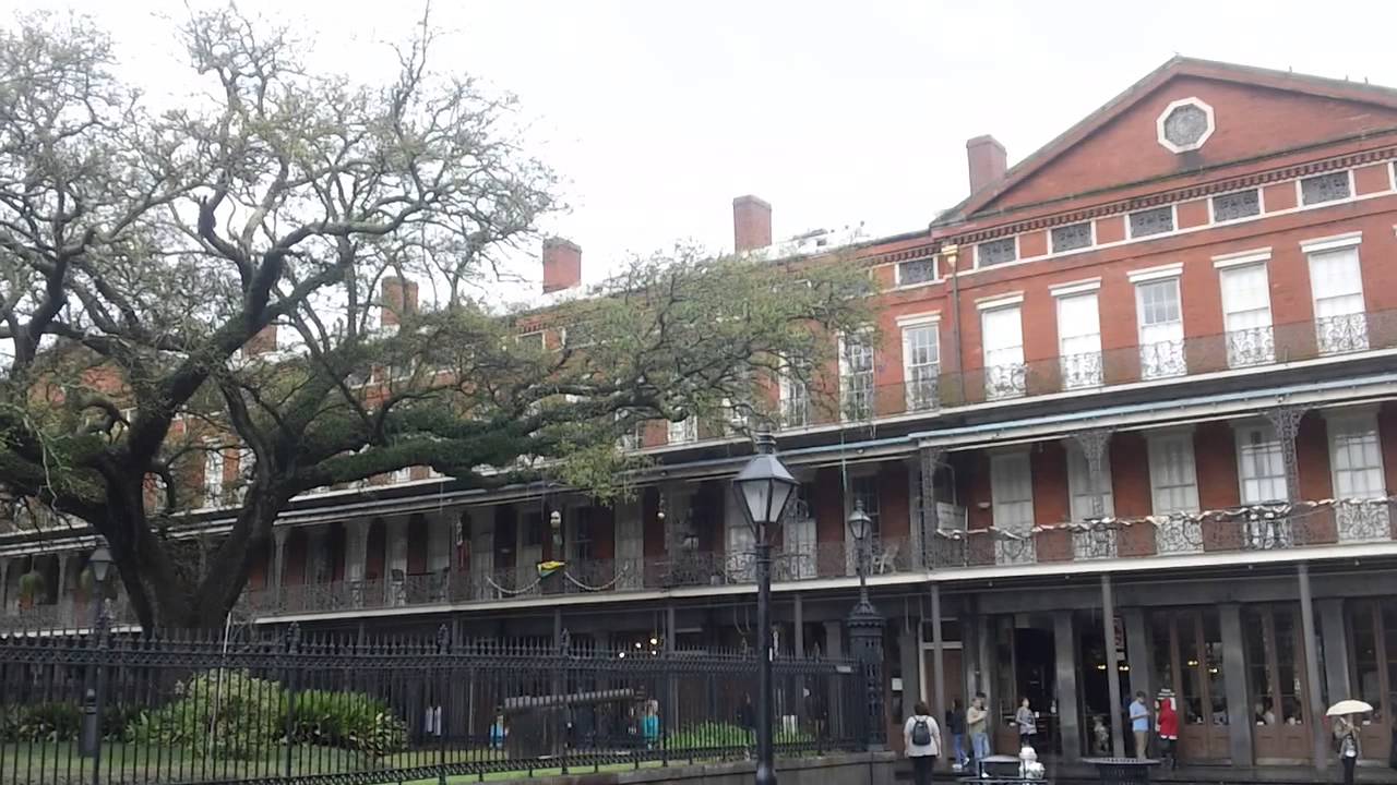 Cafe Pontalba Jackson Square French Quarter New Orleans USA - YouTube