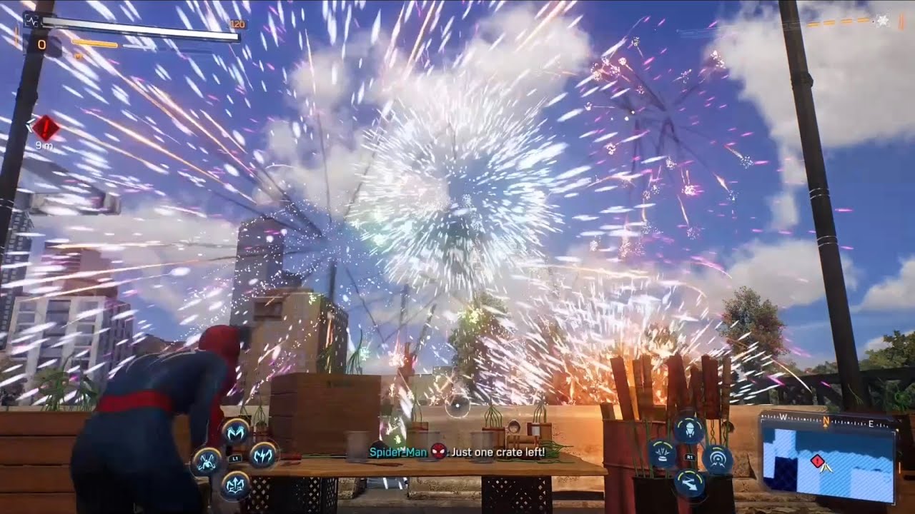 Marvel’s Spider-Man 2 - FNSM App Requests - Rooftop Fireworks - YouTube