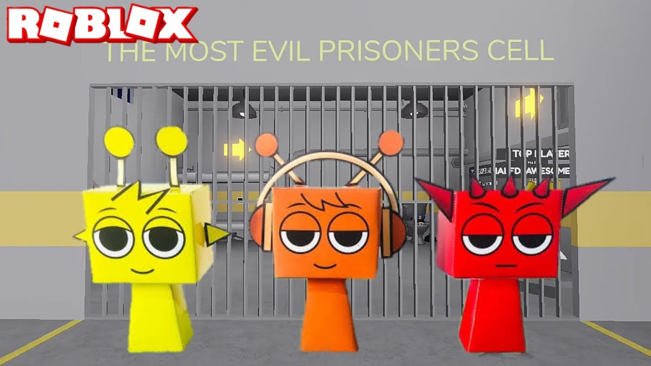 Sprunki Pinki Block Played Minecraft Prison Run Obby in ROBLOX ...