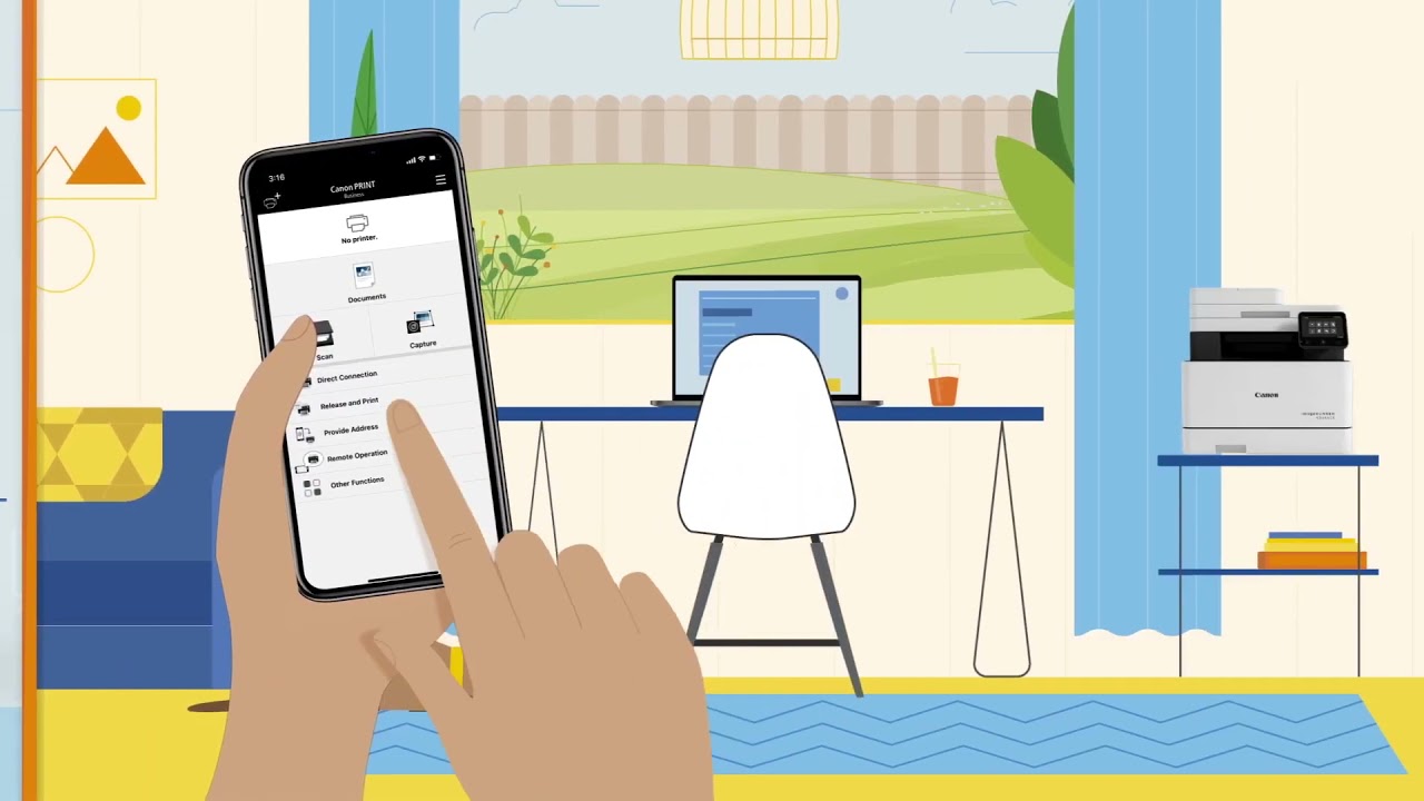 Canon PRINT Business App with Remote Operation - YouTube