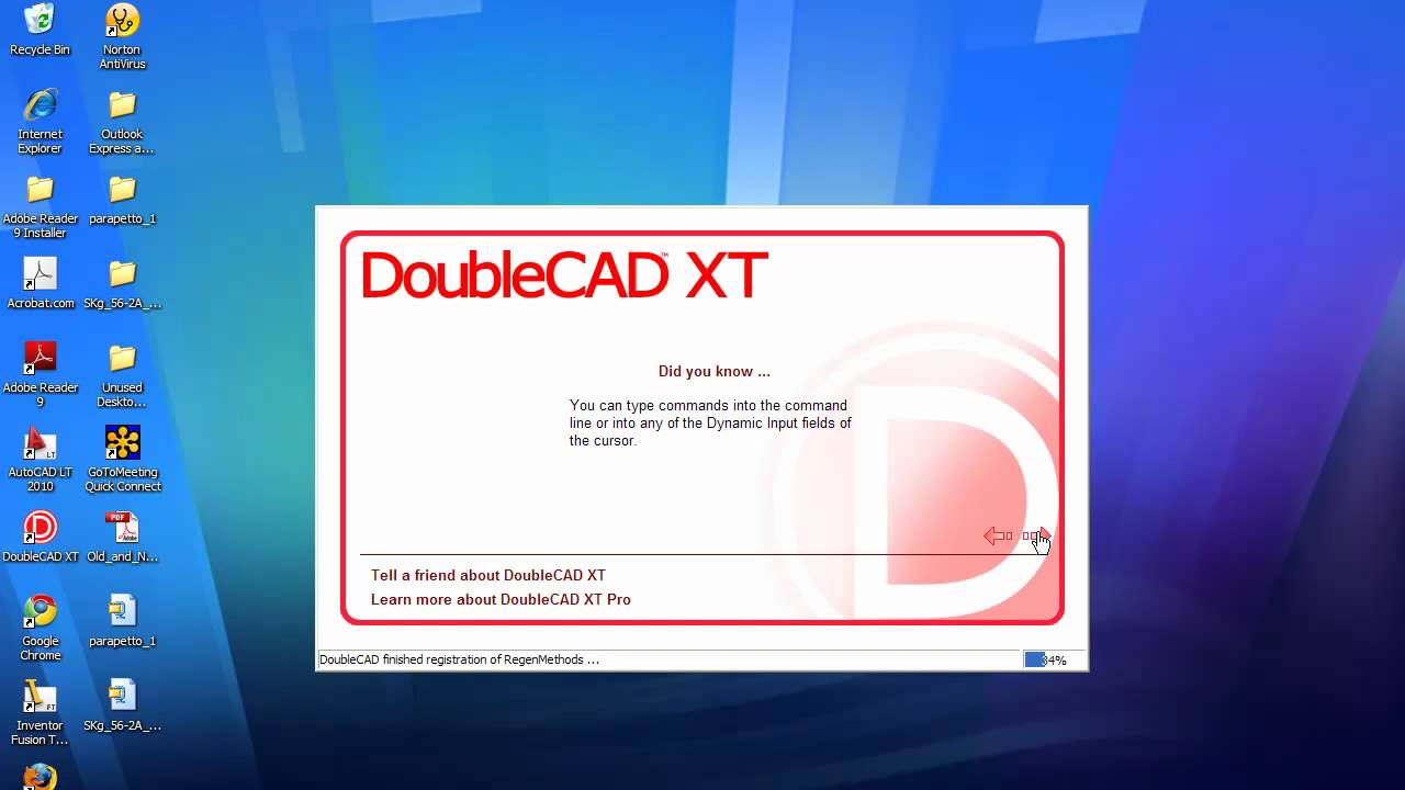 Virtual Desktop MCAD News, July 8, 2009: DoubleCAD XT AutoCAD LT - YouTube