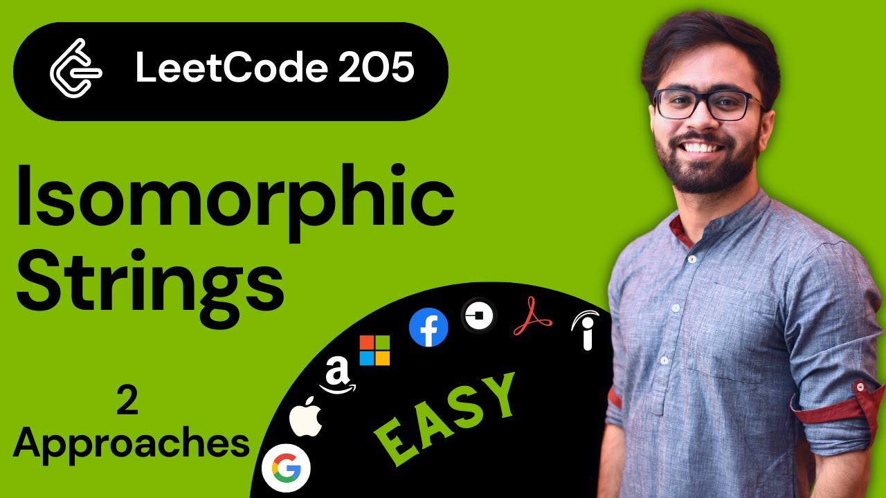 Master LeetCode 205 with the Best Solution! | Isomorphic Strings - YouTube