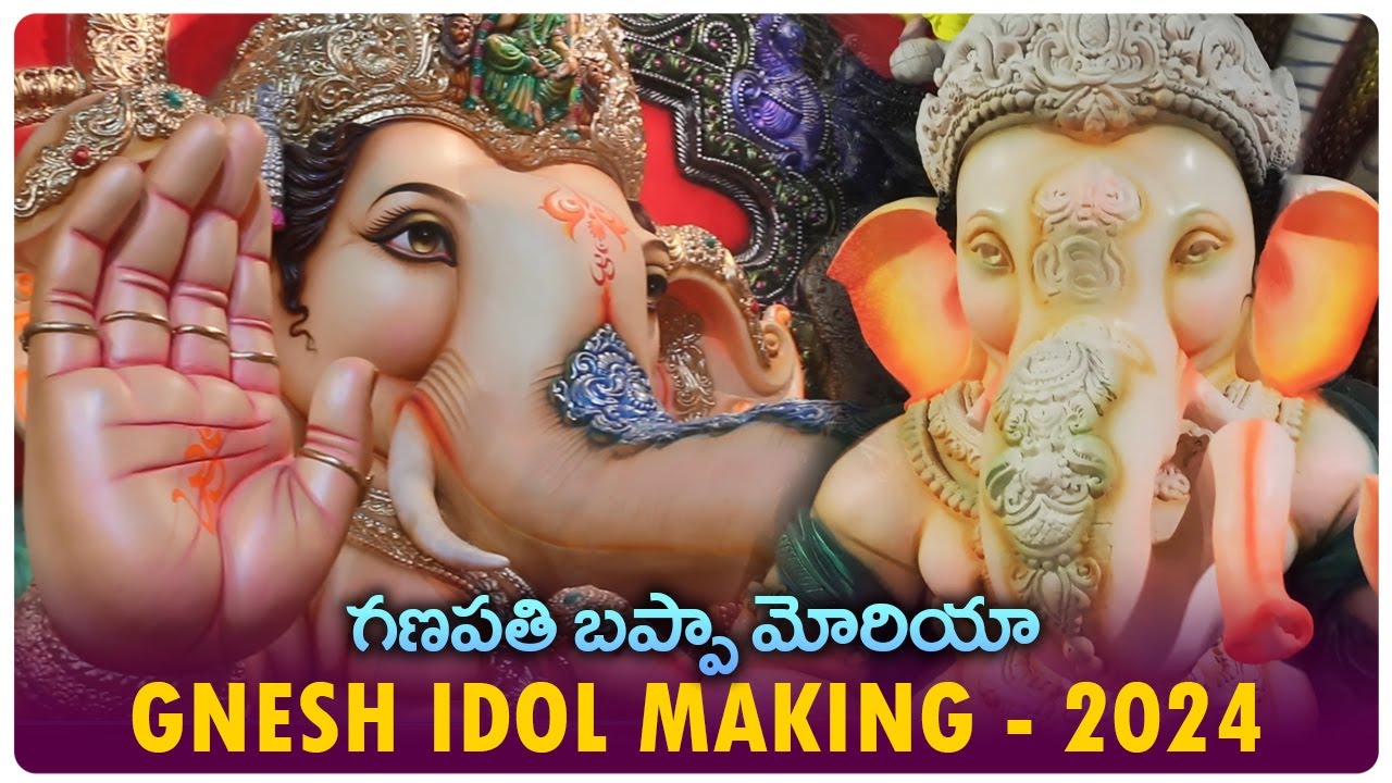 Ganesh Idol Making | 2024 Ganesh Murthy - YouTube