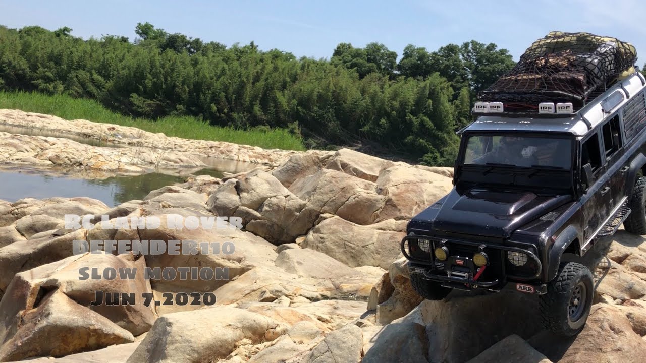 RC Land Rover DEFENDER110 / slow motion / Jun 7.2020 - YouTube