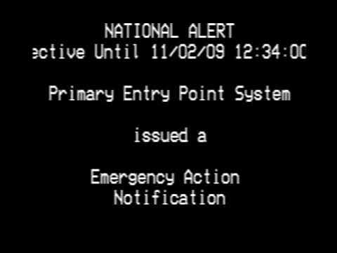 Emergency Alert System Mock - Emergency Action Notification - YouTube