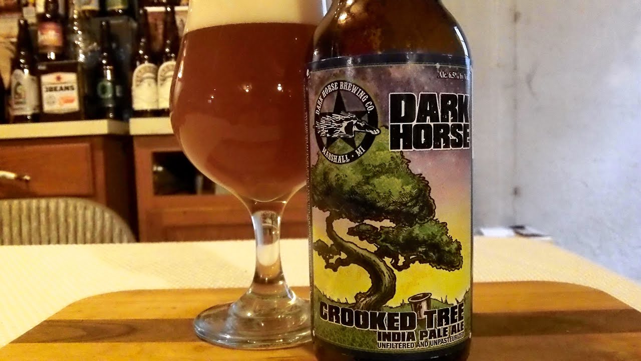 Dark Horse Brewing Crooked Tree IPA (6.5% ABV) DJs BrewTube Beer Review ...