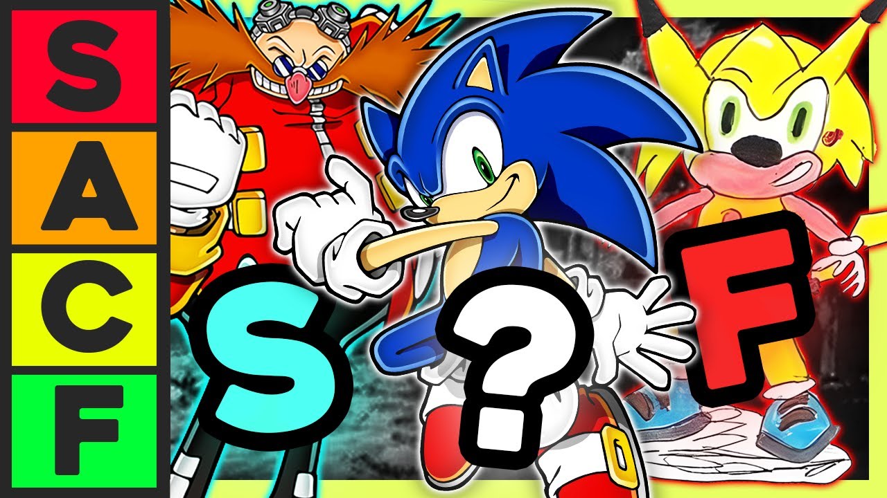 Ranking EVERY Sonic Character - YouTube