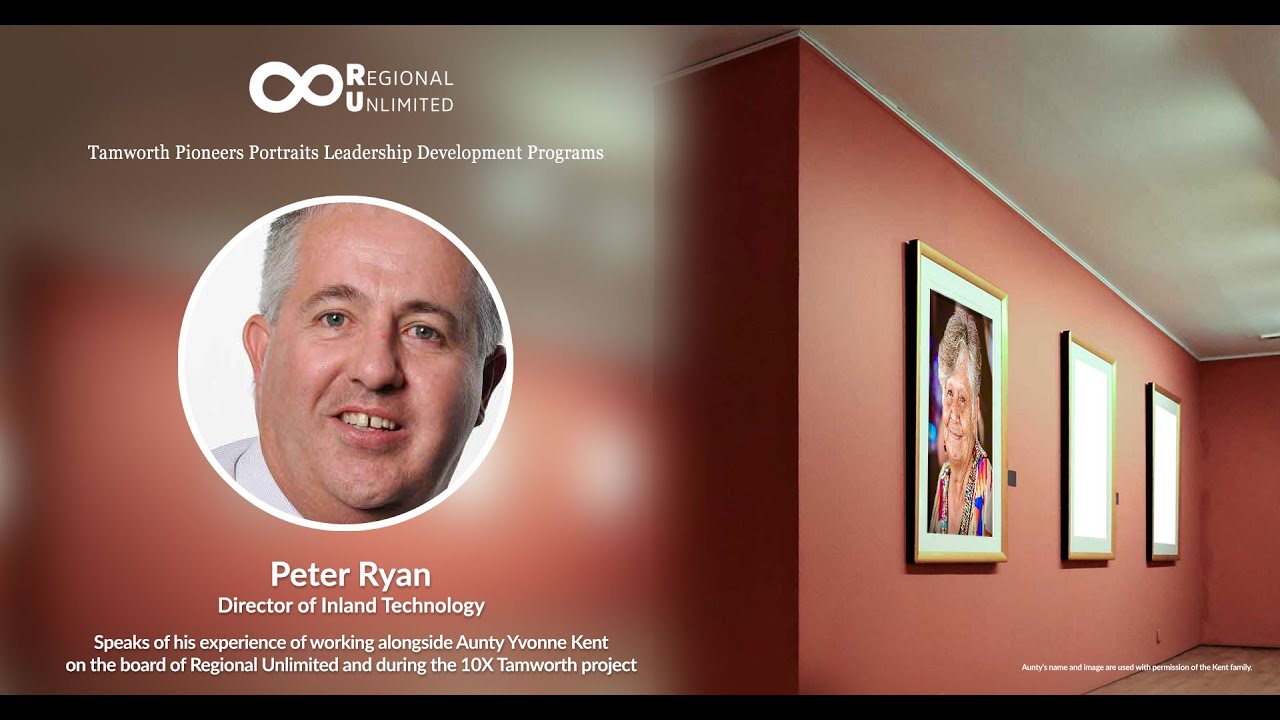 Peter Ryan, Director of Inland Technology speaks of Aunty Yvonne Kent ...