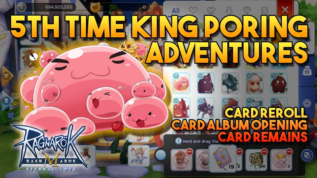 5TH KING PORING ADVENTURE (ATLEAST I GOT NEW UNLOCKS) - RAGNAROK MOBILE ...