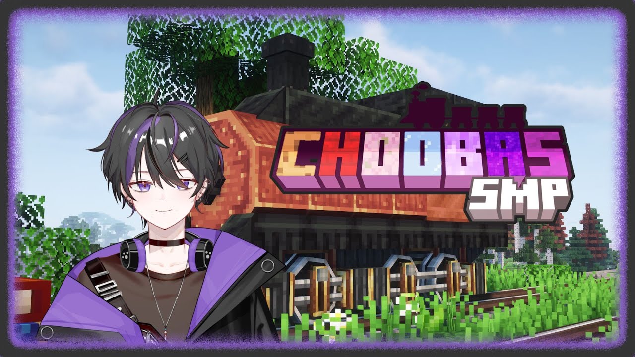 【Choobas SMP】Launch day!! I wanna build a train \o/【Part 1】 - YouTube