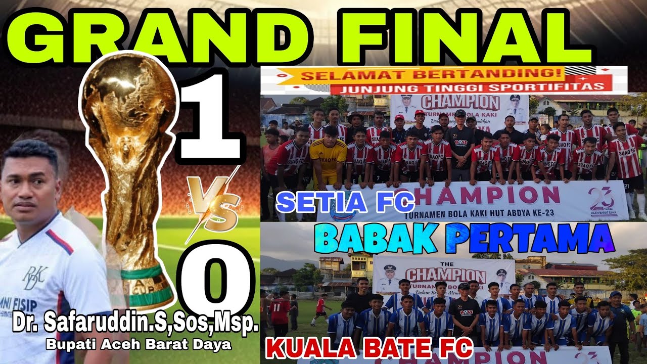 BABAK PERTAMA_ GRAND FINAL_ SETIA FC 1 VS 0 KUALA BATEE_ TURNAMEN HUT ...