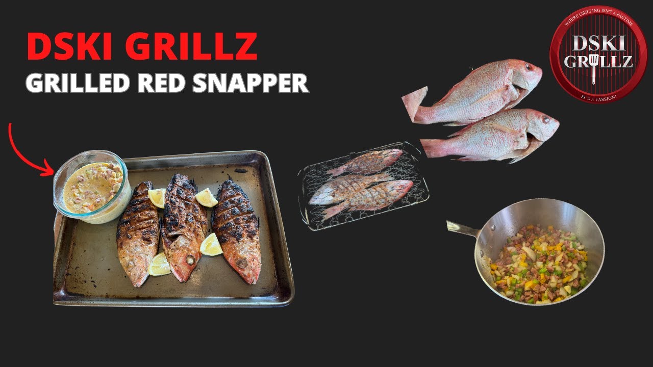 Grilled Red Snapper 4K - YouTube