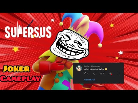 super sus joker gameplay! joker se liye maze super sus 3d 😂 - YouTube