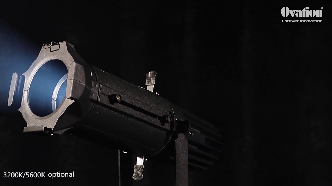 Mini Profile 40Z, 40W LED ellipsoidal with zoom - YouTube