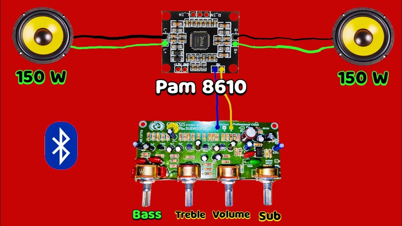 Membuat power kamar 12V + Tone control + MP3 player - YouTube