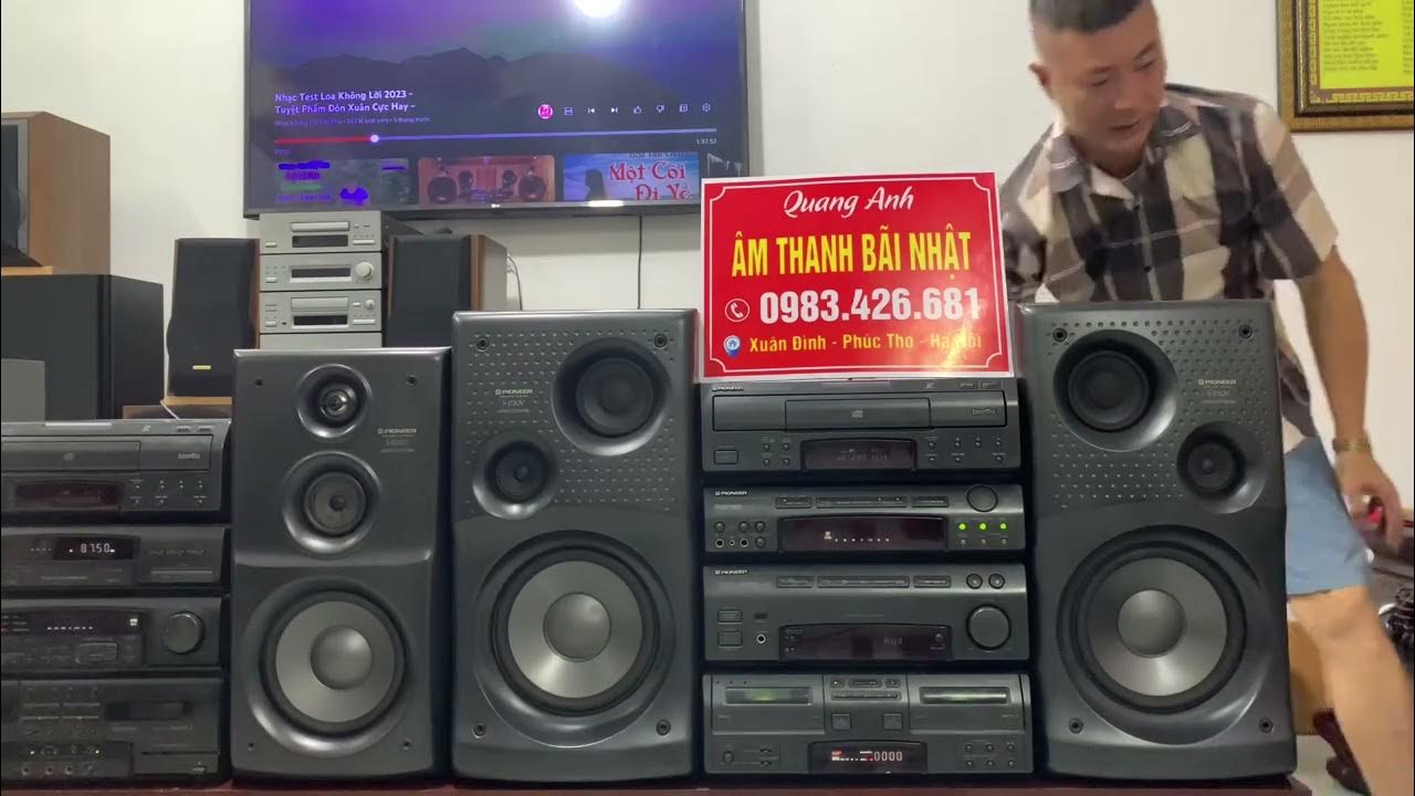16/5 lên tiếp 2 bộ dàn nhà Pioneer J221 và J720 hình thức đep mà chất âm rất hay baas đánh như ...