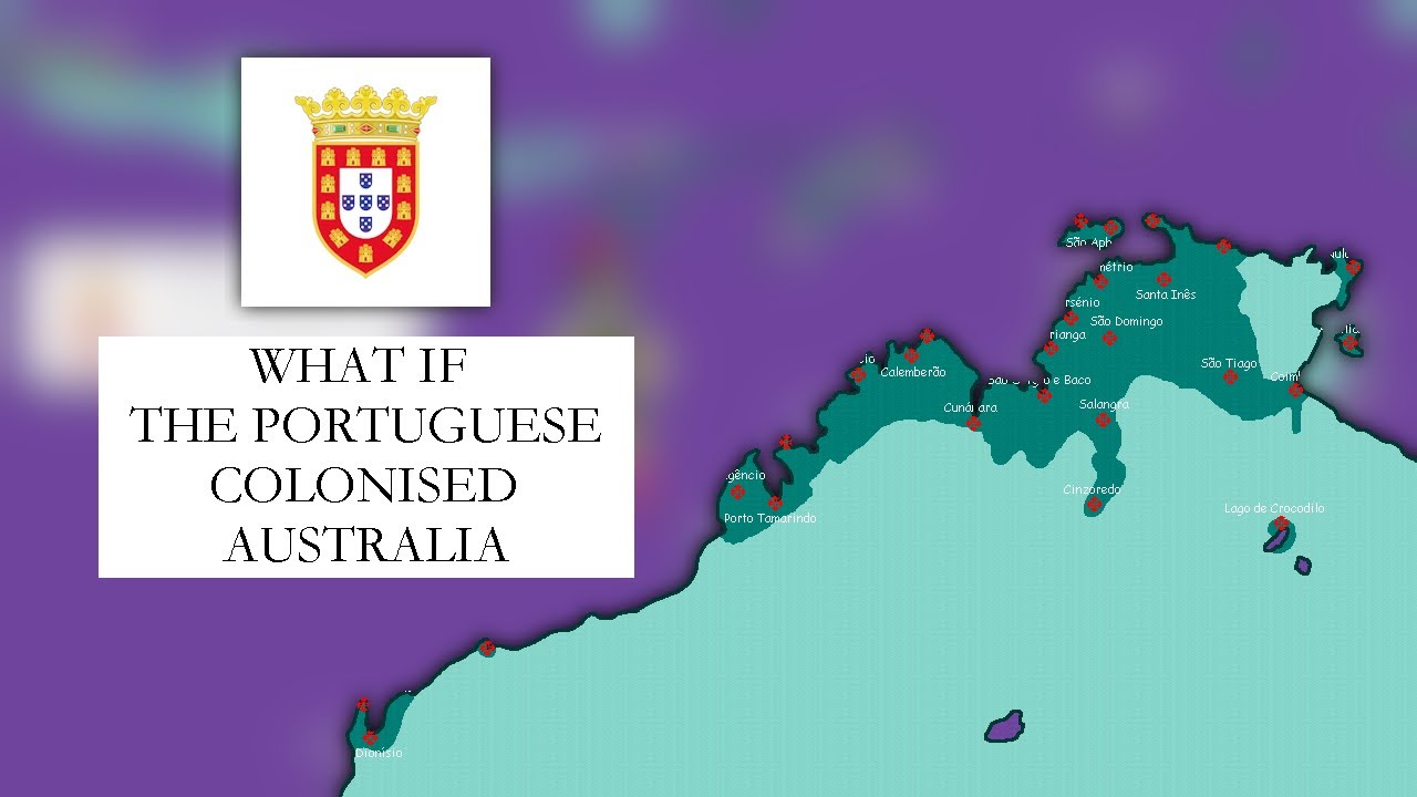 What if the Portuguese colonized Australia? // alternate history map ...