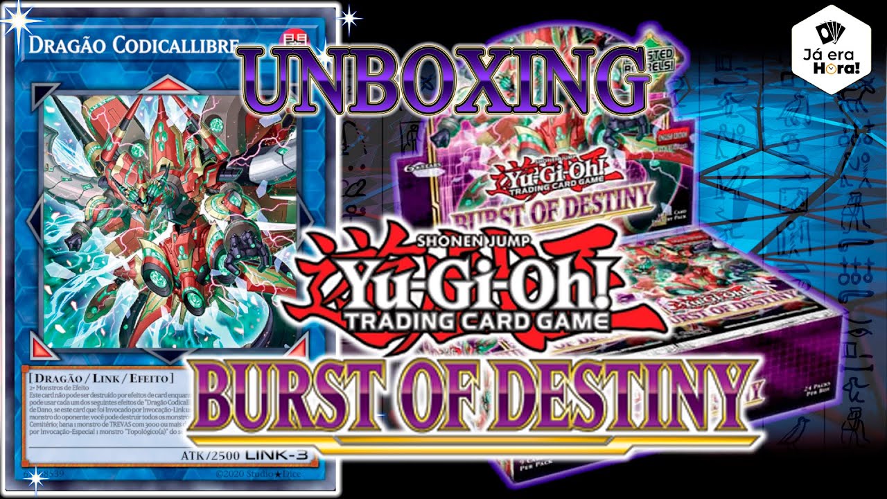 UNBOXING YU-GI-OH! - BURST OF DESTINY - YouTube