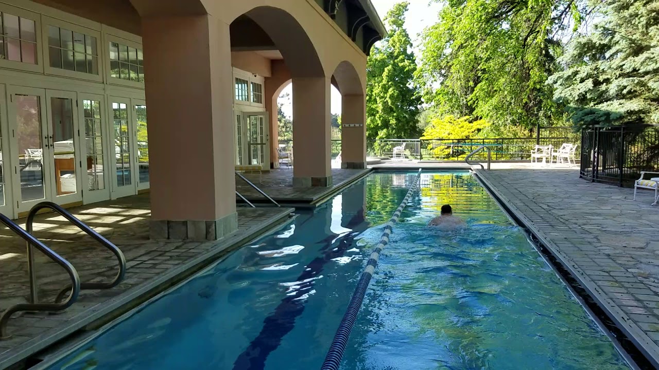 The Broadmoor outdoor pool - YouTube