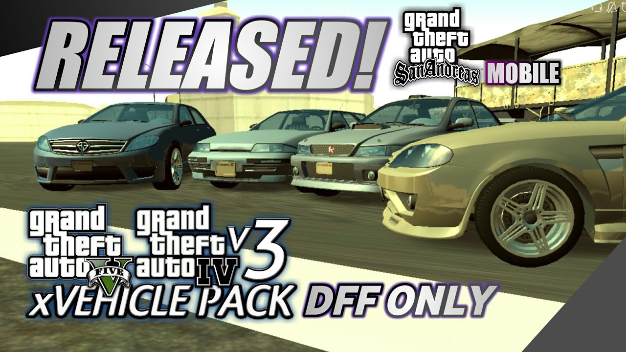 VEHICLE PACK GTA V & GTA IV v3 DFF ONLY FOR GTA SA - NEW RELEASED ...