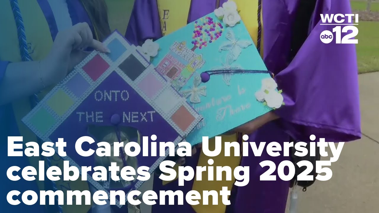 East Carolina University celebrates Spring 2025 commencement - YouTube