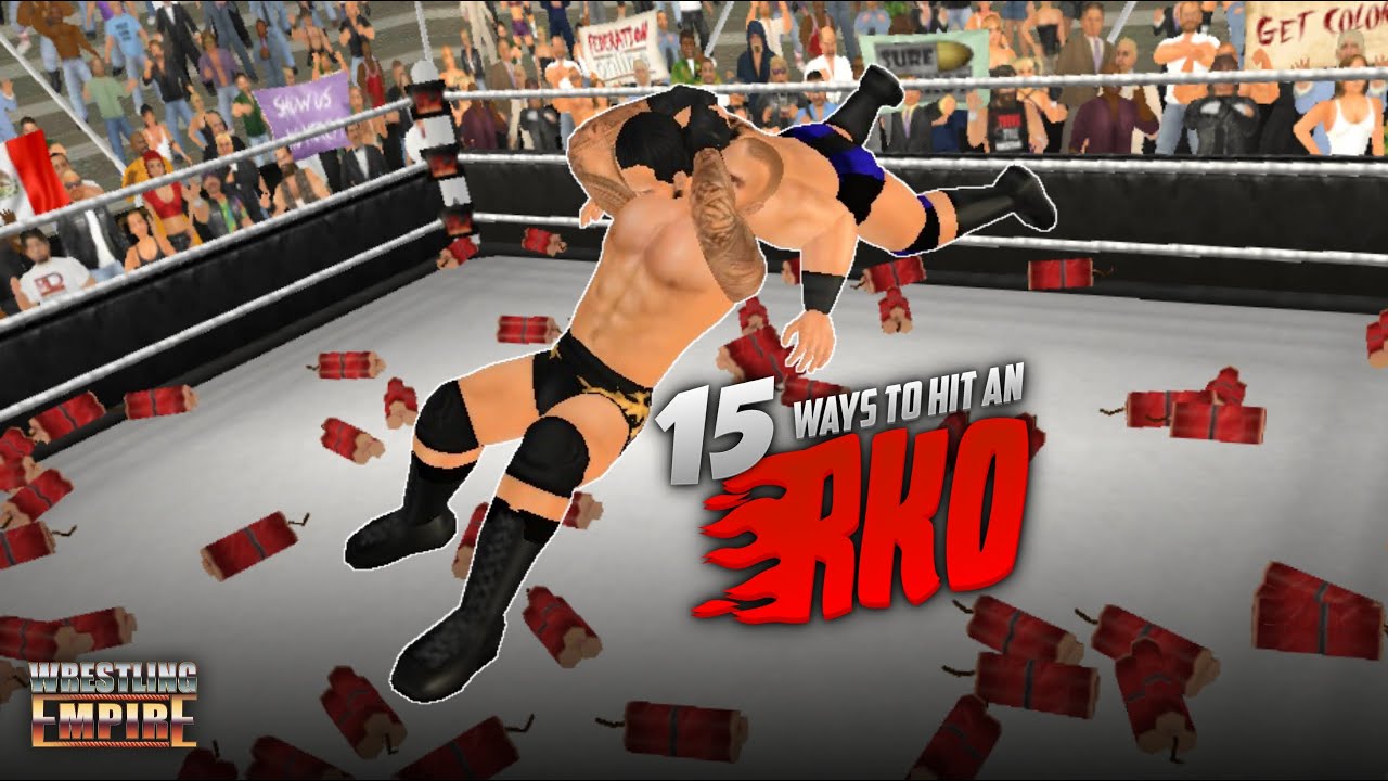 15 Ways to Hit an RKO (Wrestling Empire) - YouTube