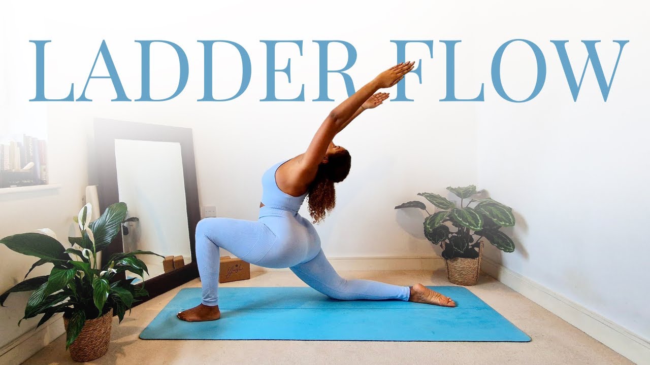Grounding LADDER FLOW 🪜🧘🏽‍♀️| Yoga with Tereena | No music - YouTube