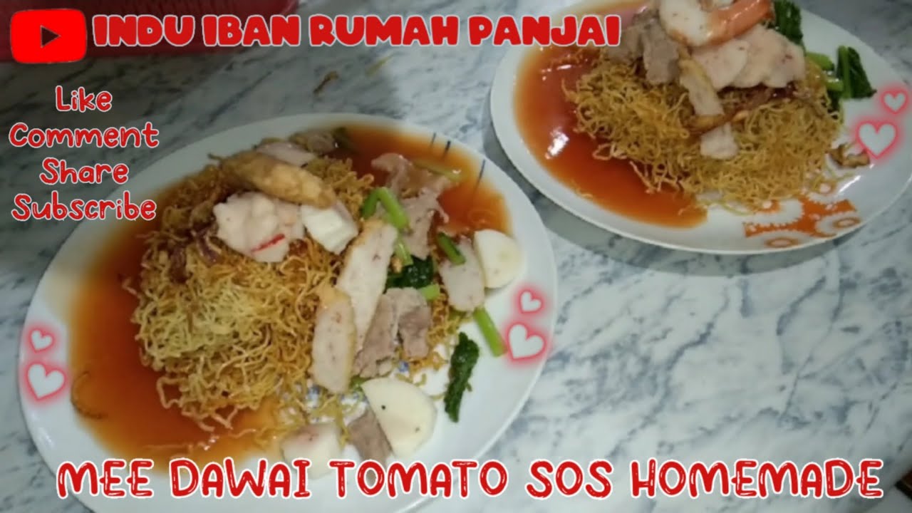 MEE DAWAI TOMATO SOS HOMEMADE‼️ - YouTube