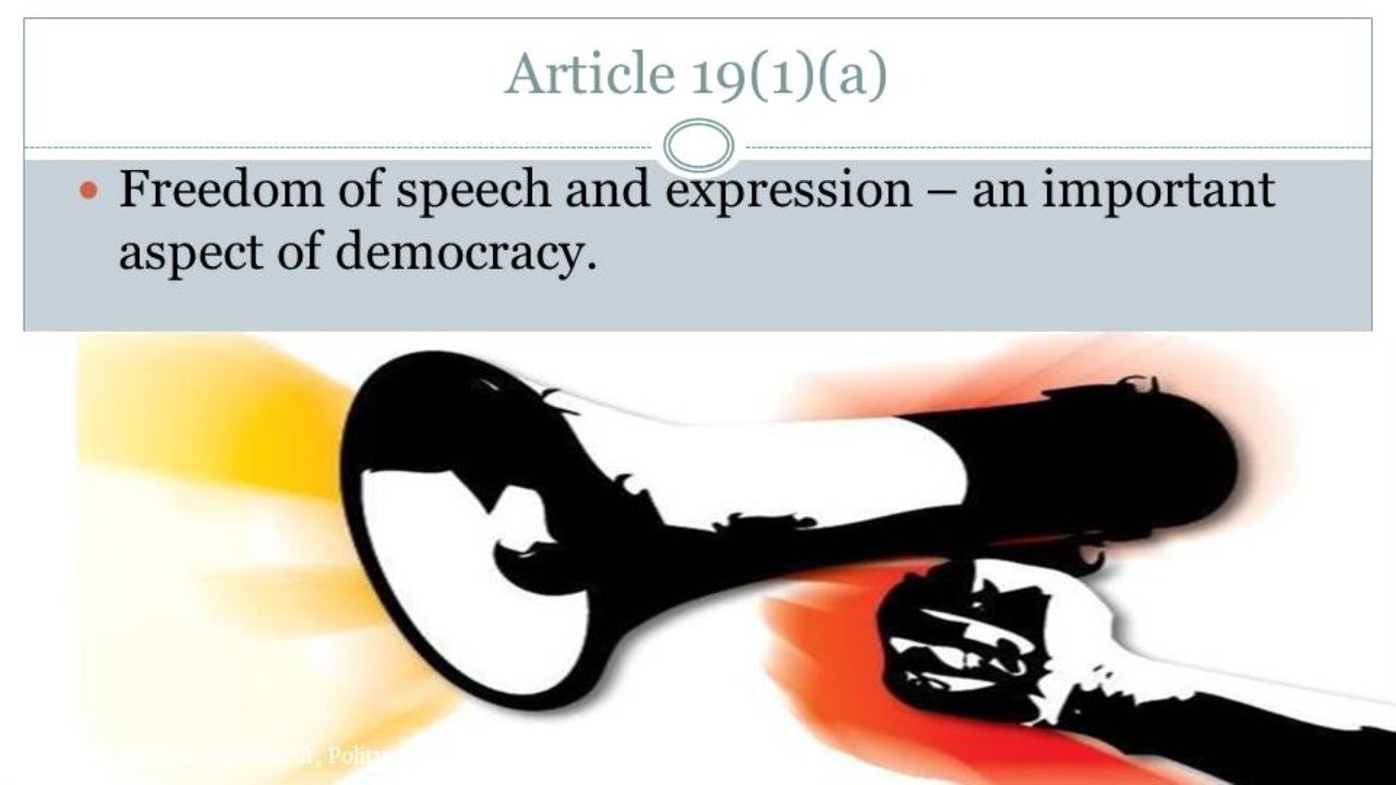 Freedom of Speech and Expression - YouTube
