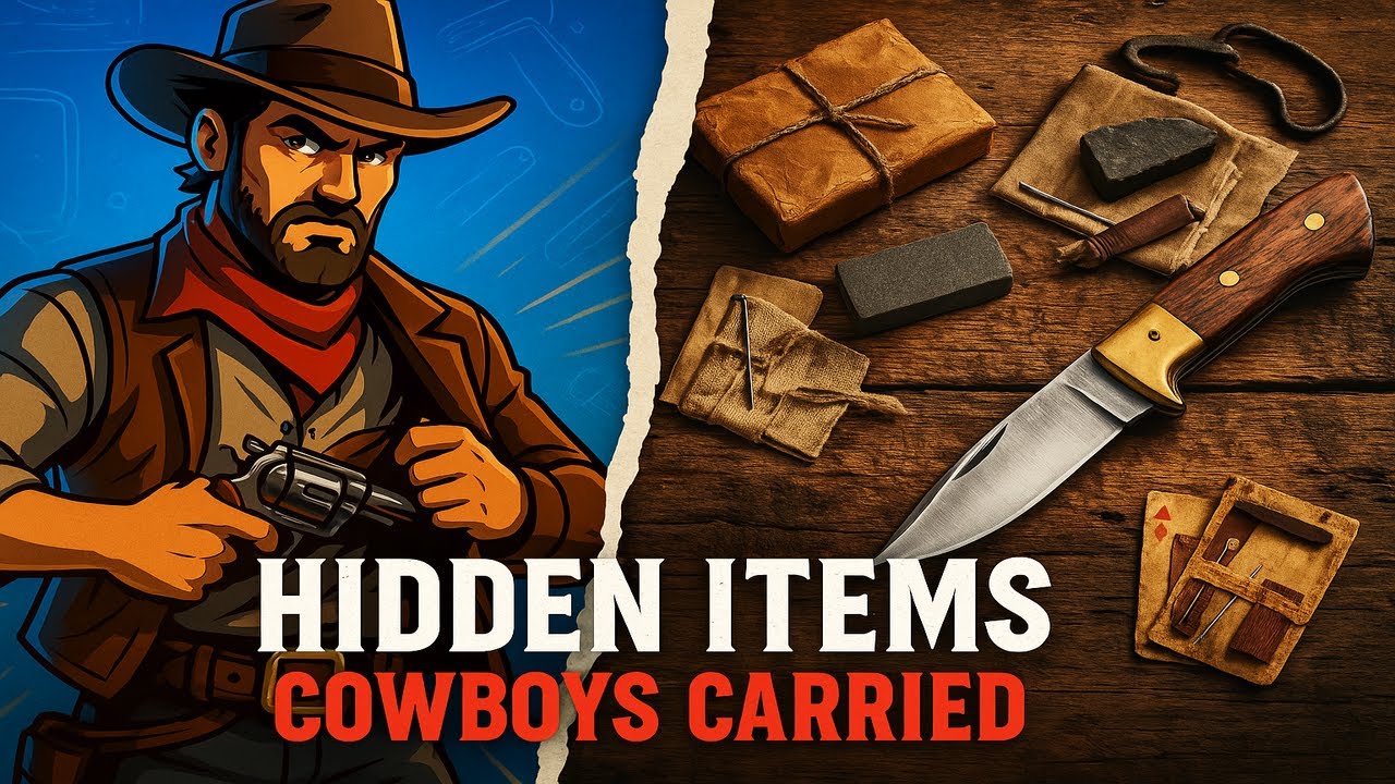 15 HIDDEN Items Cowboys Carried Every Day - YouTube