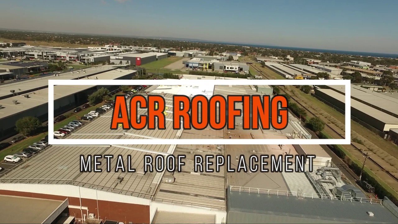 ACR Roofing - Metal Roof Replacement, Braeside - YouTube