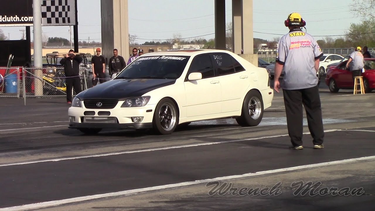 Turbo Lexus IS 300│LSXus LS v8 Full Boost Drag Racing - YouTube