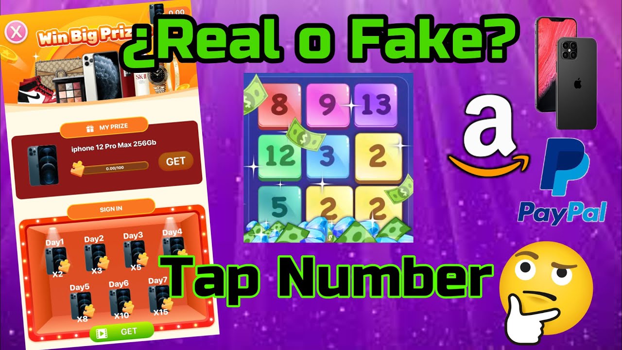 Tap Number Paga? Aplicación para ganar dinero? - YouTube