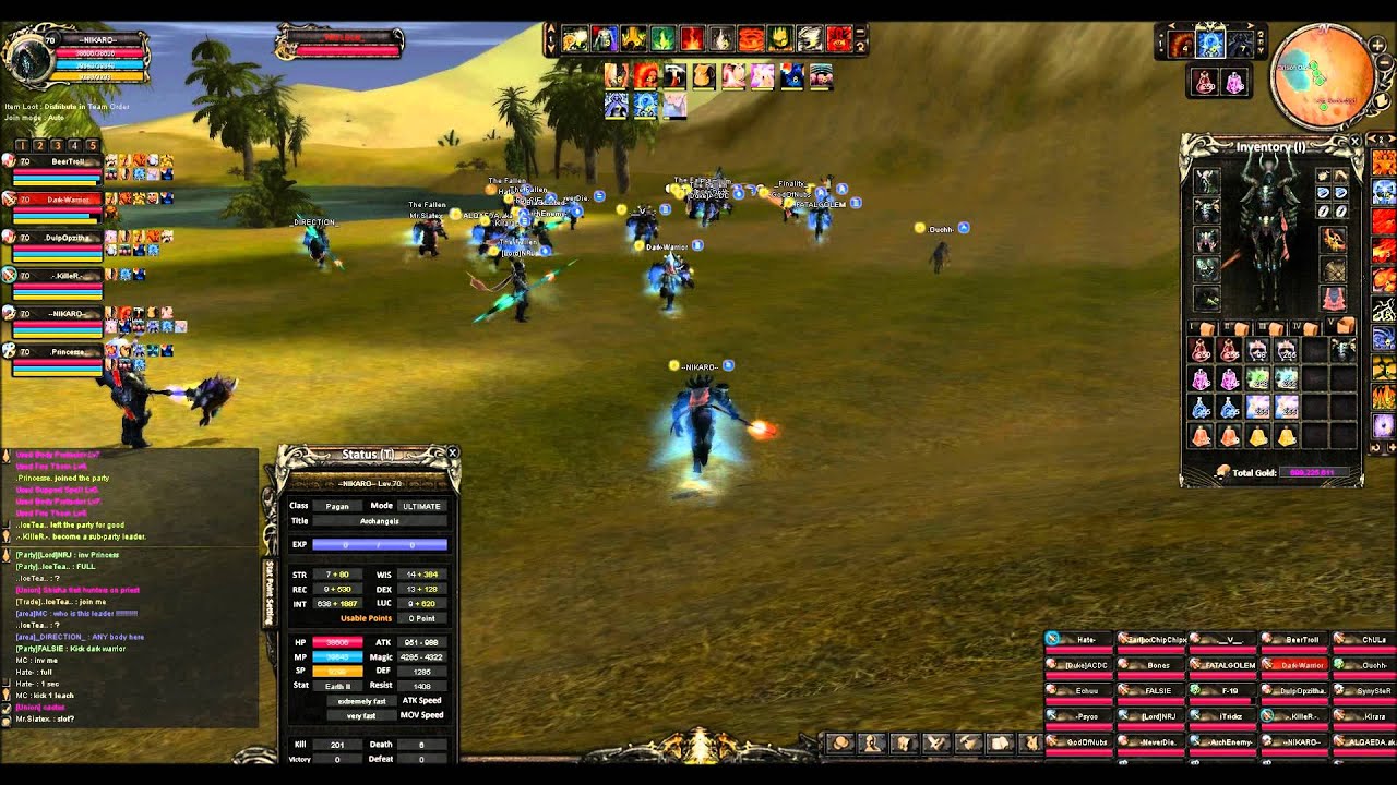 Shaiya Full Int Pagan PvP [4000-4200 ATK] - YouTube