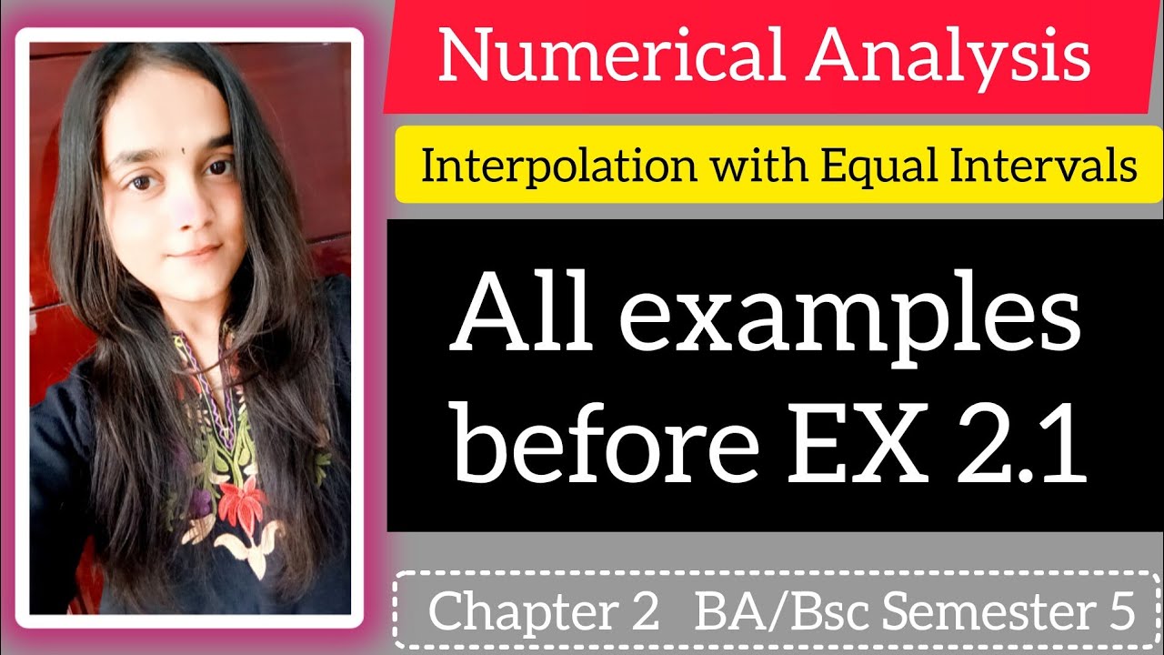 ALL Examples before Ex 2.1 Semester 5 Chapter 2 INTERPRETATION WITH EQUAL INTERVALS - YouTube