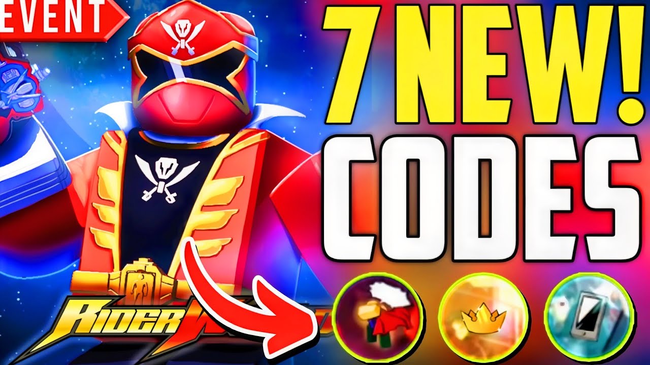 {GOKAI RED} CODES🔥RIDER WORLD ROBLOX CODES 2025 - RIDER WORLD CODES ...
