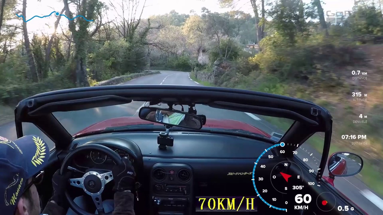 Test GPS overlays GoPro Hero 5 - YouTube