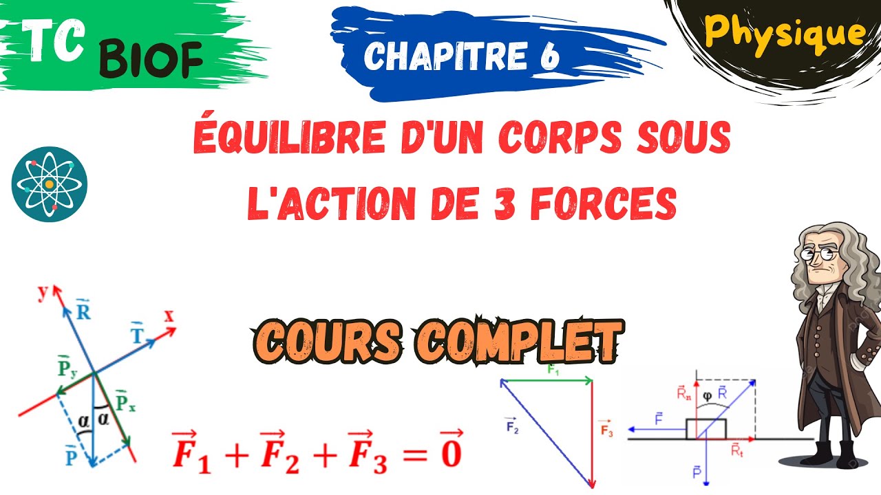 TC Biof | Physique | Chapitre 6: Équilibre d'un corps sous l'action de ...