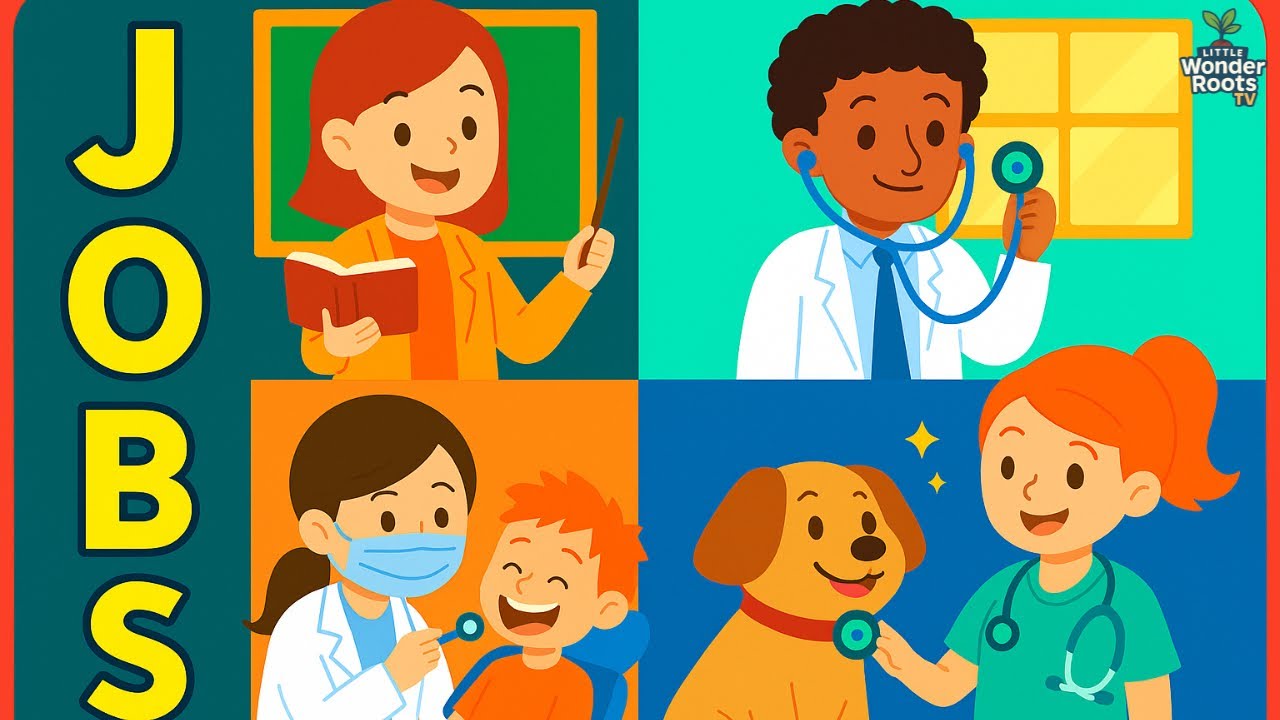 What Do You Want to Be? | Jobs Song for Kids | Fun Occupations Song for ...