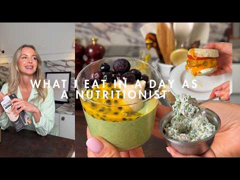 What I eat in a day as a nutritionist daily VLOG
