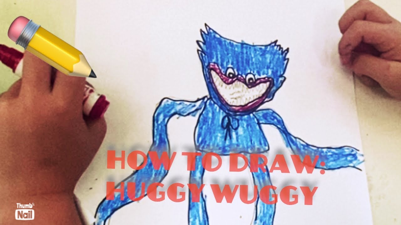 🖍️HUGGY WUGGY DRAWING TUTORIAL ️ - YouTube