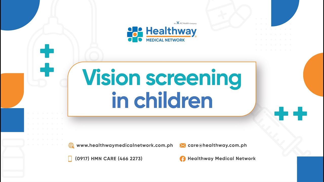 Vision Screening in Children - YouTube