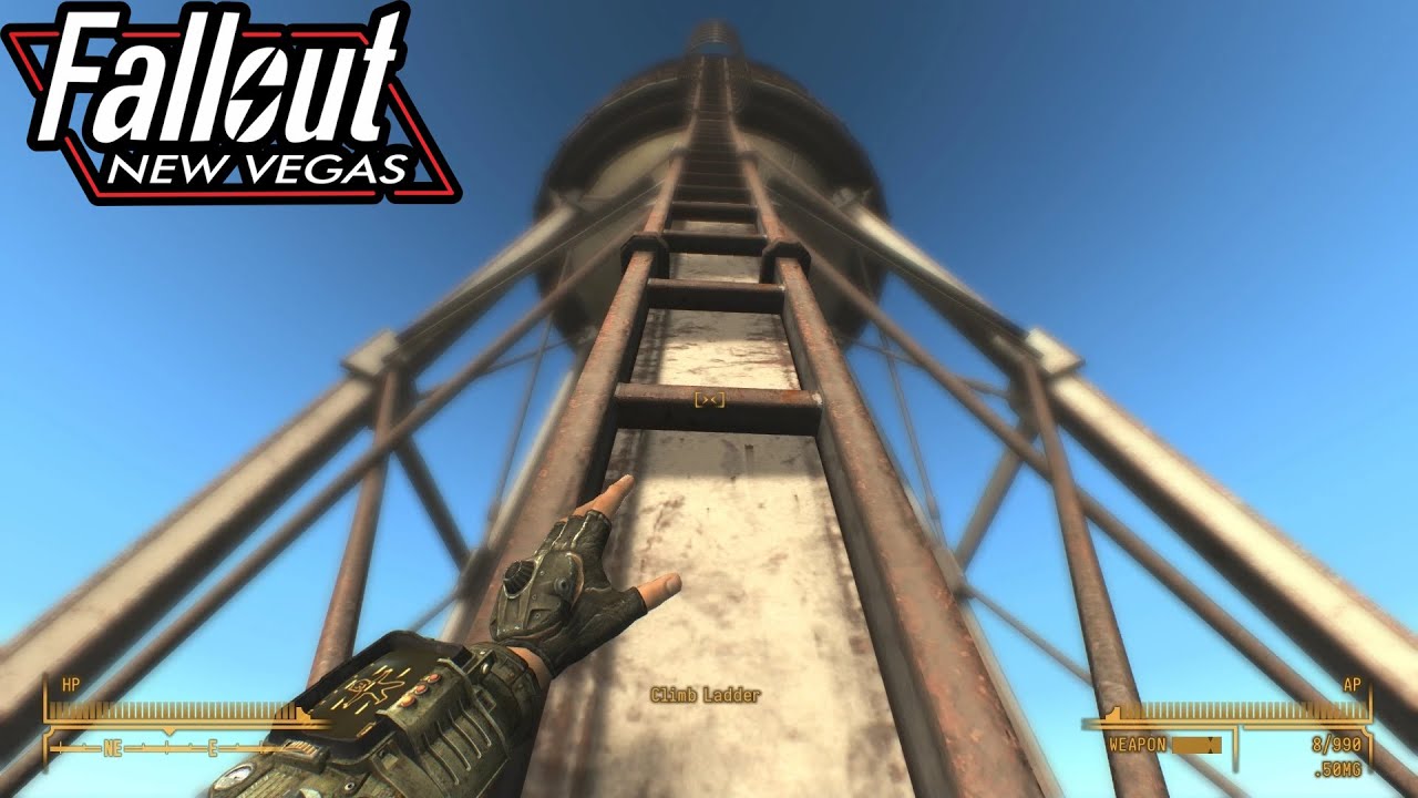 You Can Climb Water Towers in Fallout New Vegas - YouTube