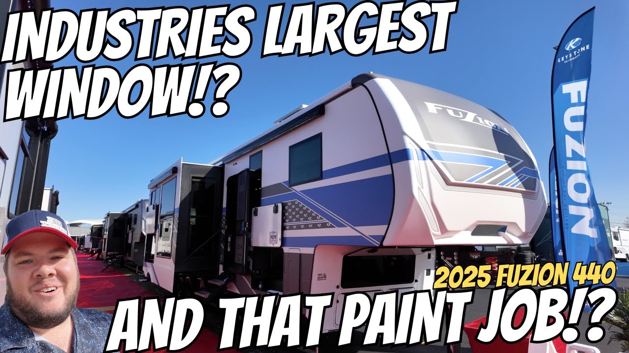 14' Garage and the INDUSTRIES LARGEST WINDOW!? 2025 Fuzion 440 - YouTube