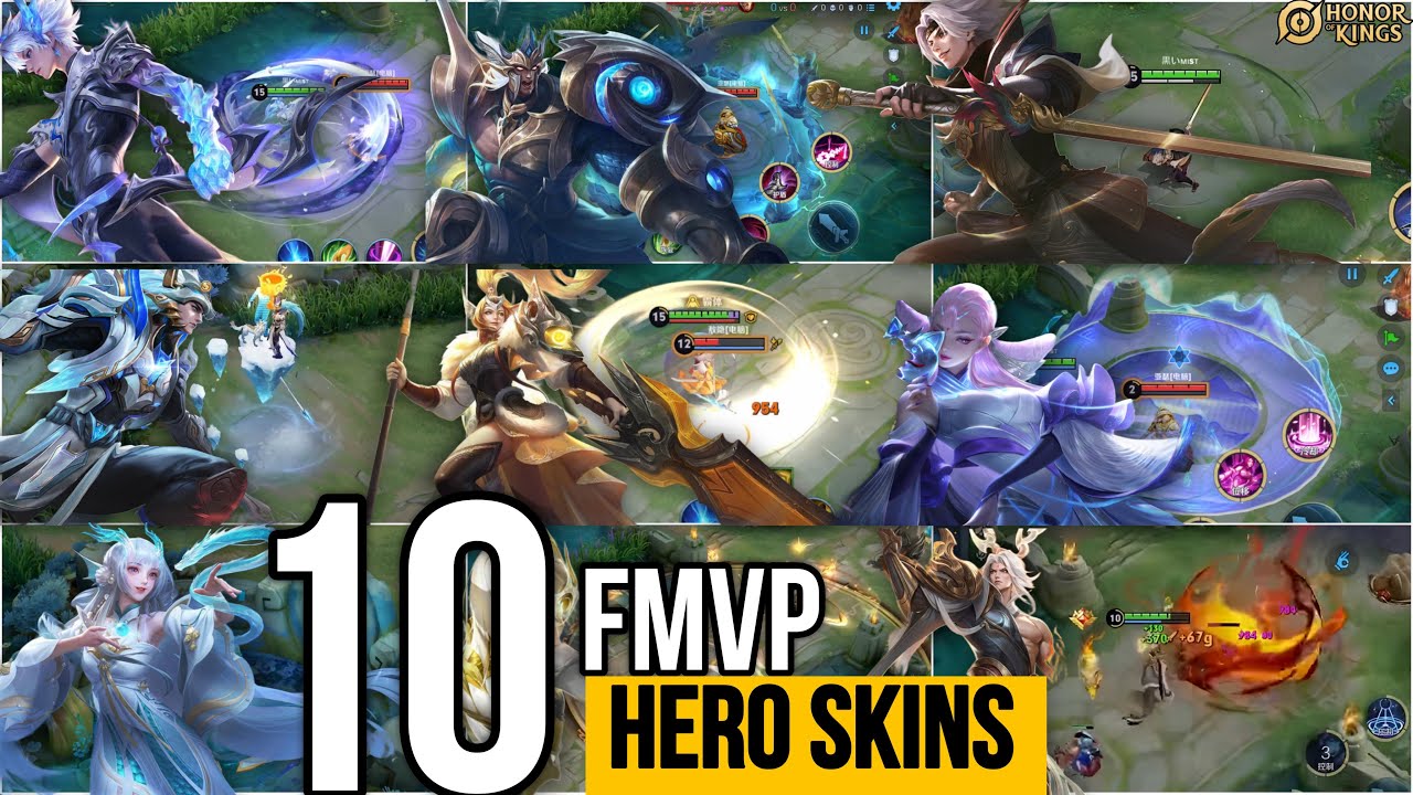 HOK: ALL 10 SKINS FROM “FMVP SKIN SERIES” | Lam FMVP, Yao FMVP, Lu FMVP | Honor of kings - YouTube