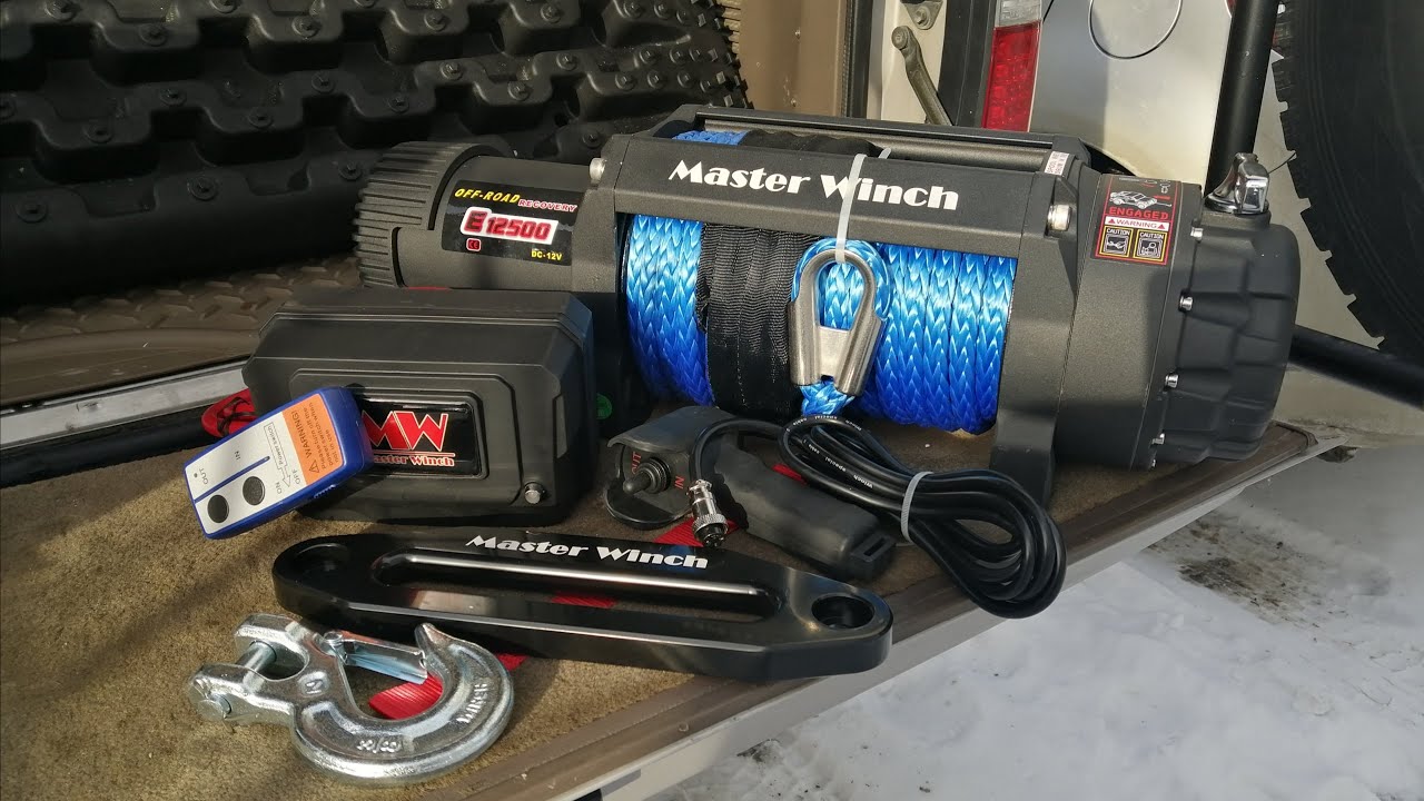 Распаковка лебедки Master Winch E12500S от интернет-магазина electrolebedka.ru - YouTube