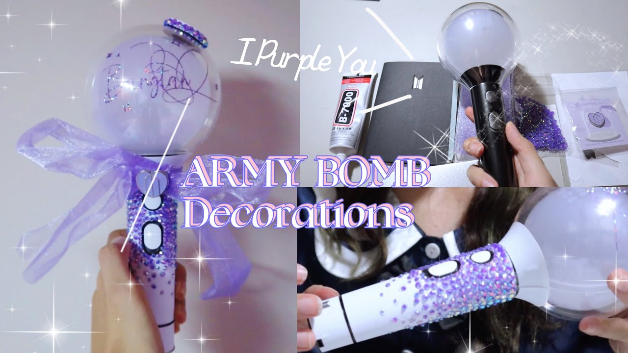 Customizing My BTS ARMY BOMB~💜 - YouTube