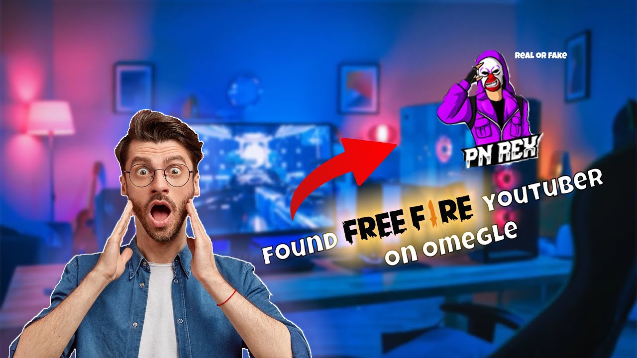found freefire youtuber @-REX_ on omegle and this will happened 😮😮 ...