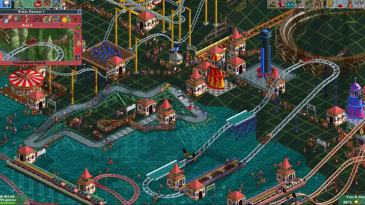 Open RCT 2 | Rainbow Summit | Completed Park - YouTube